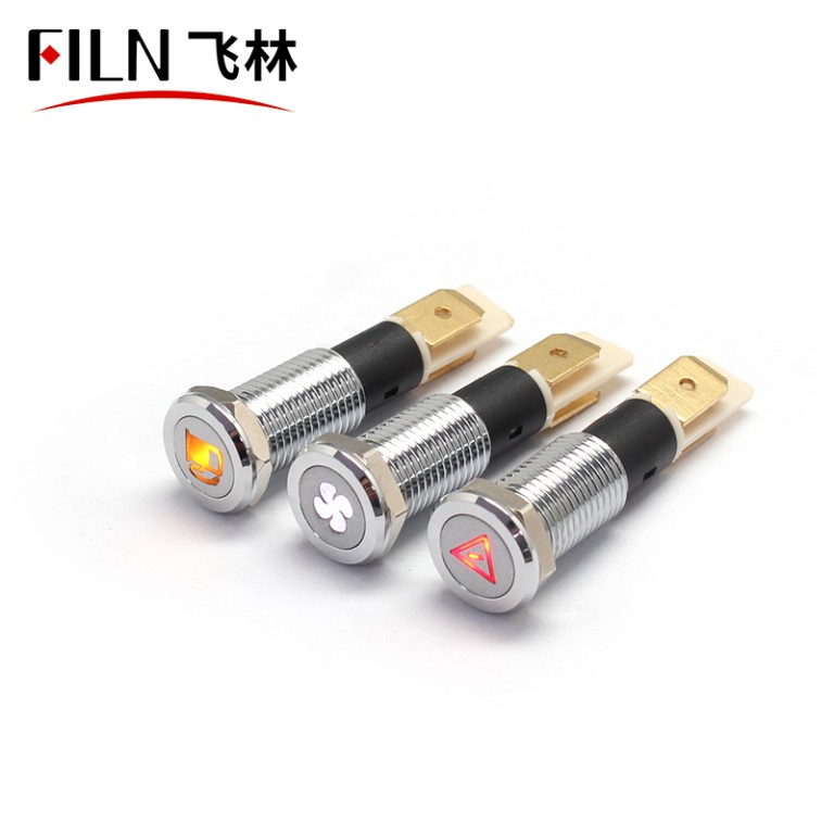 10mm 12v Ip67 Custom Dash Indicator Lights Indicatorlight