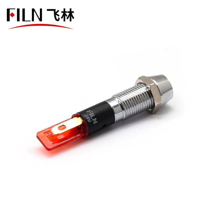 FILN 8mm IP65 Coffee120V LED Indicator Light - indicatorlight