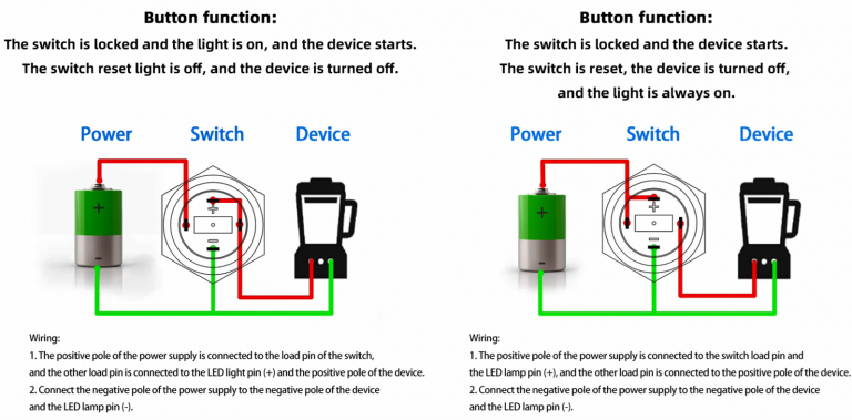 Latching Push Button Switch: 12MM 4PIN of Its Working Principle Guide