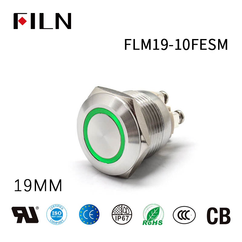Normally Closed Push Button-Garage Door Push Button Switch 19MM Classic ...