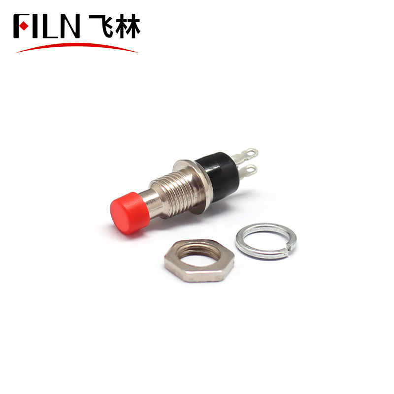 Red Small 2 PIN Momentary switch Start Stop 7MM Push Button Switch