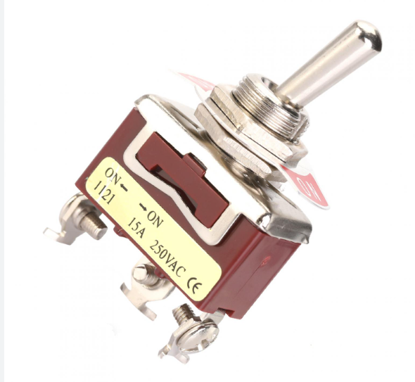 Momentary Power Toggle Switch 1121 3 position on on 15A MP