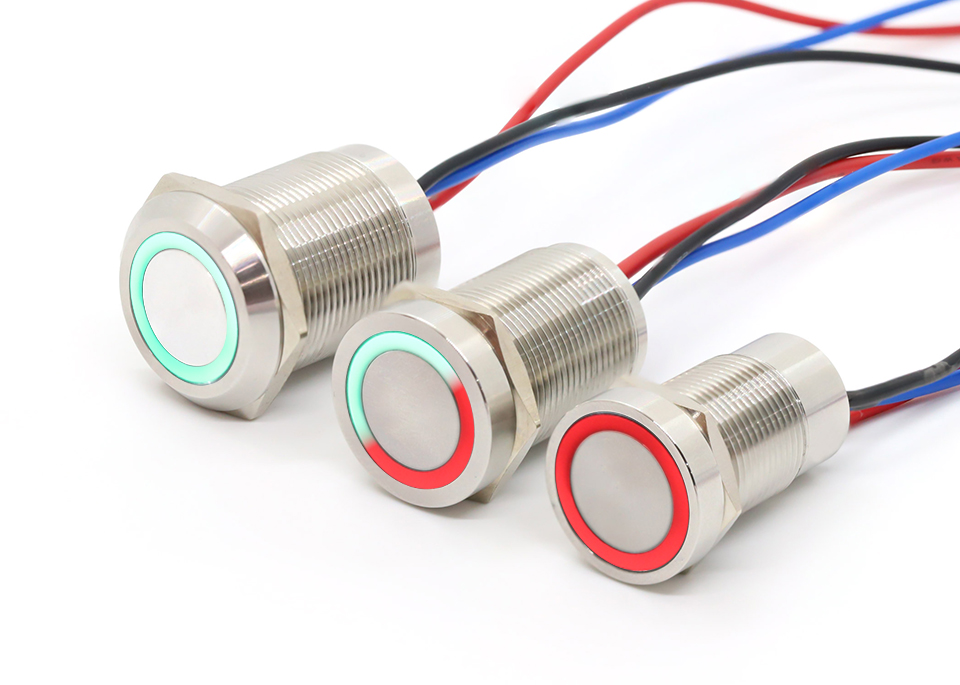 Industrial Touch Push Button Switches by FILN – Waterproof, Durable & Customizable